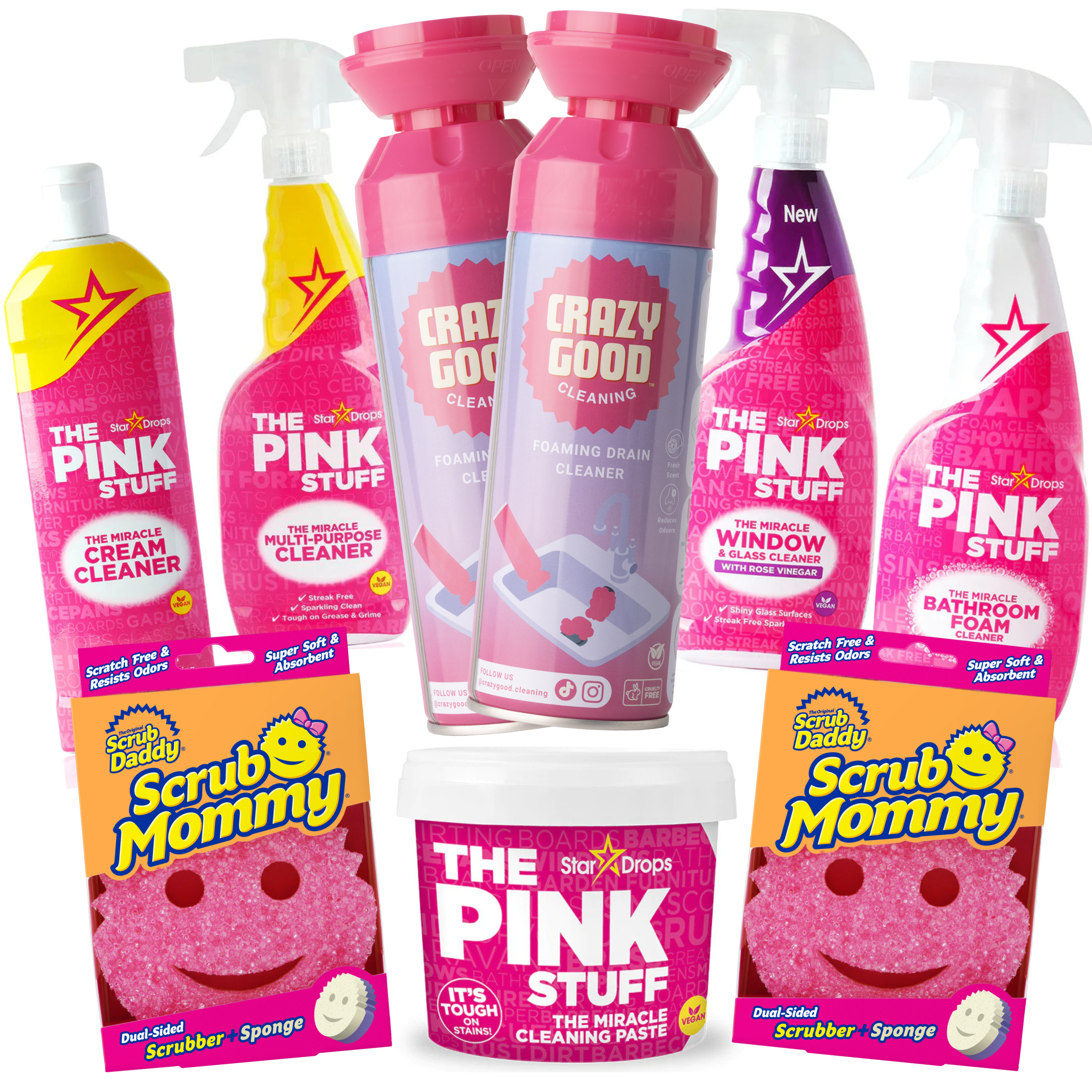 Vedd meg egy helyen a Scrub Daddy és a The Pink Stuff termékeidet ...